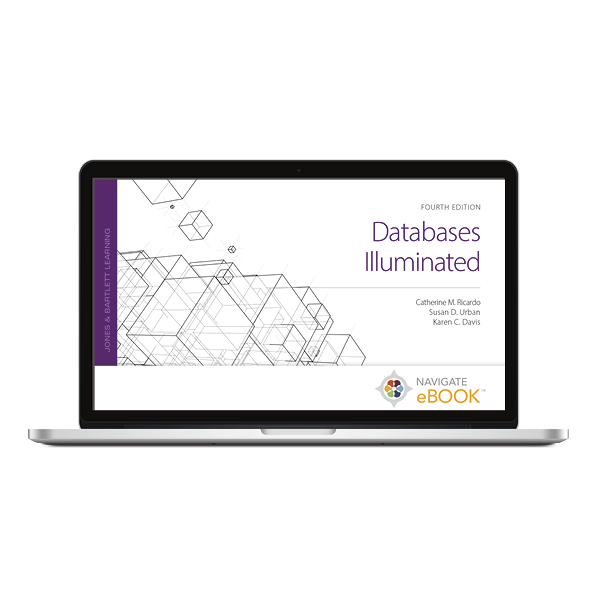 Navigate eBook Access for Databases Illuminated: 9781284232158