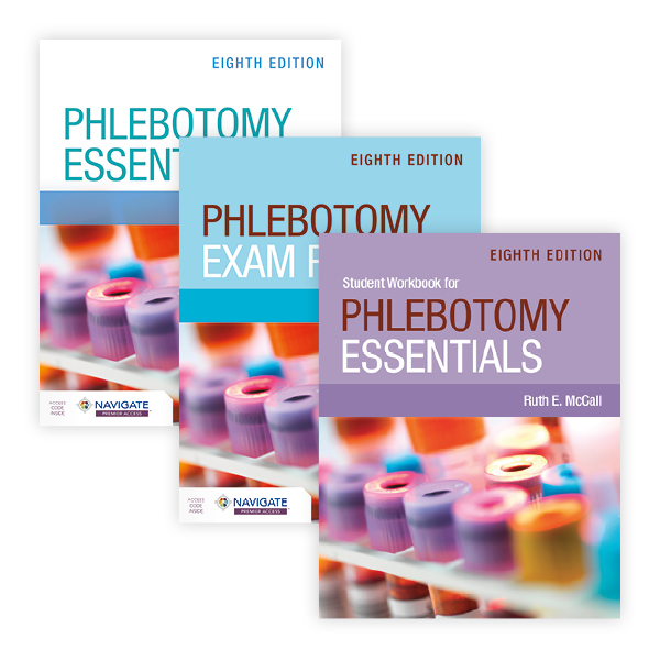 Phlebotomy Essentials + Student Workbook + Exam Review: 9781284292688